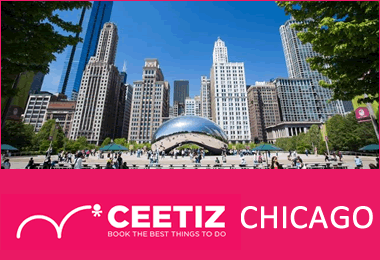 Promenade dans le Millenium Park de Chicago