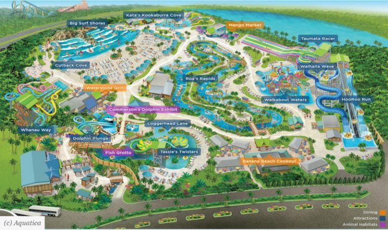 Aquatica - parc aquatique de Seaworld à Orlando - Floride