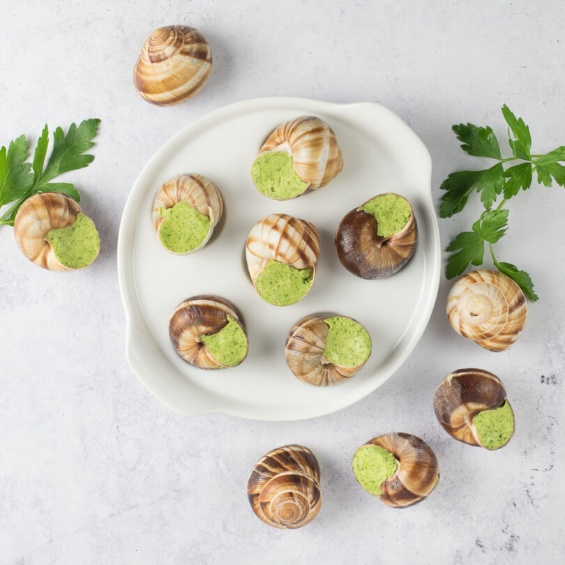 Escargots in Parsley-Garlic Butter - French District