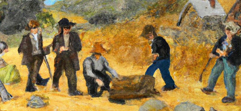 La ruée vers l'or de 30 000 francais en Californie